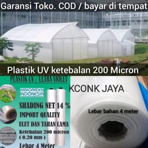 Jual plastik uv terpal lebar 4 meter 200 micron tebal kualitas baik ...