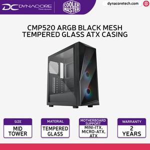 Jual Hot Cooler Master CMP 520 ARGB ATX Mid Case With 3 X 120mm ARGB ...