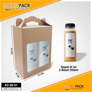 Jual Kotak Packaging Botol Isi 3 Box Kemasan Bottle Ukuran 16x16x5cm ...