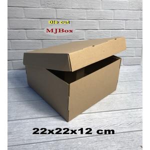 Jual Kotak Dus Karton Kardus Ukuran 22X22X12 Cm Box Karton Die Cut ...