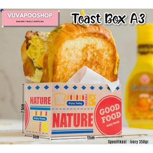 Jual Toast Box A3 / Box Roti Toast / Dus Roti Bakar - Jakarta Timur ...