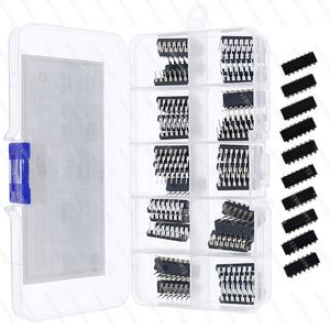 Jual 50Pcs IC Chip kit 74ls00 74ls04 74ls08 74ls32 74ls48 74ls73 74ls7 ...