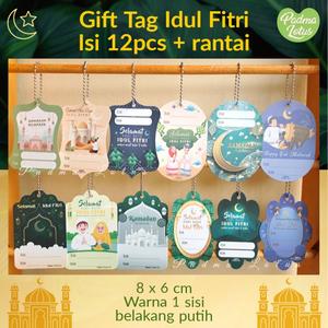 Jual Gift Tag Idul Fitri Hang Tag Kartu Ucapan Gift Card - Jakarta ...