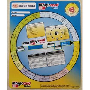 Jual Belajar Fisika Dengan Magic Card Terdiri Berbagai Rumus Fisika ...