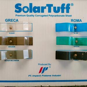 Jual |MASTER| atap polycarbonate solartuff gelombang trimdeck greca ...