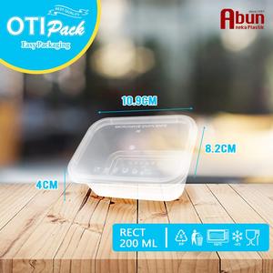 Jual Thinwall Dm Rectangle 200 Ml Isi 25Pcs - Jakarta Barat - Zona Plastik Jkt | Tokopedia