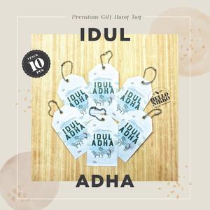 Jual Idul Adha Gift Hang Tag Kartu Ucapan Sticker Potong Kurban ...