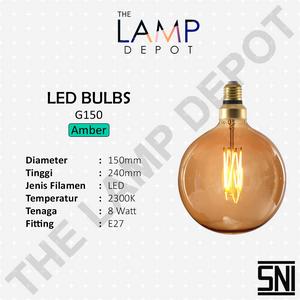 Jual Bohlam LED Filamen Edison - G - G150 Clear - Jakarta Utara - The ...