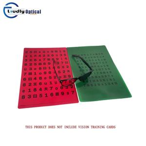 Jual Red/Green Hart Chart Accommodative Rock Chart Set Vision Myopia ...