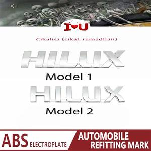 Jual Emblem HILUX Untuk Toyota Hilux Fortuner Logo Mobil Badge Emblem ...