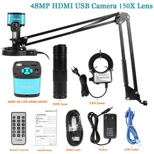 Jual Industrial Microscope Electronic Adjustable Digital Camera 48MP ...