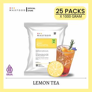 Promo MAXFOOD -[25 KG] Lemon Tea Powder Drink / Bubuk Minuman Teh Rasa ...