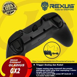 Jual New Rexus Gladius Gx2 Pro Stick Gaming Gamepad Controller Usb ...
