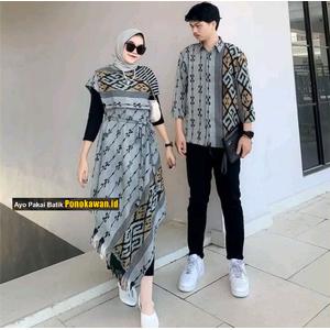 Jual SET TENUN COUPLE KONDANGAN BATIK TENUN AURORA SARIMBIT PESTA ...