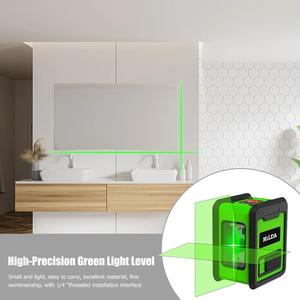 Jual 2 Lines Levels Measurement Tool Professional Green Light Level ...