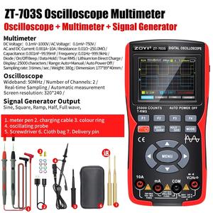 Jual ZT-703S Digital Oscilloscope Multimeter Tester Dual Channel 50MHz ...