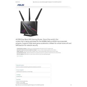 Jual Asus Rog Gaming Wifi Router Gt-Ac2900 Used Ac2900 Dual Band ...