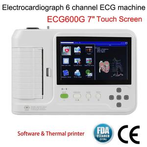 Jual ECG600G Portable Digital Electrocardiograph 6 Channel 12 Lead ...