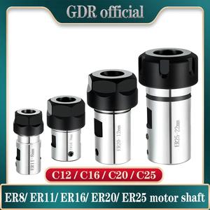 Jual ER11 ER16 ER20 Chuck collet Spindle Motor Shaft Extension Rod ...