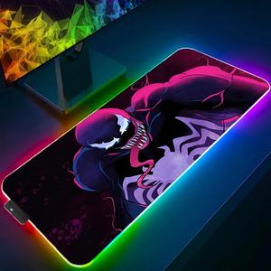 Jual Marvel Venom Gaming Mouse Pad rgb Anime XXL Deskmat Rubber Gamer ...