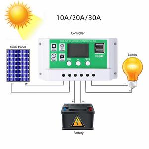 Jual SCC PWM untuk baterai lithium Controller Panel Surya 12V 24V 10A ...
