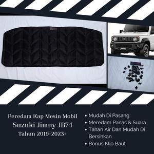 Jual SUZUKI JIMNY JB74 Tahun 2019-2023+ Peredam Kap Mesin Mobil - Hitam - Kab. Garut ...