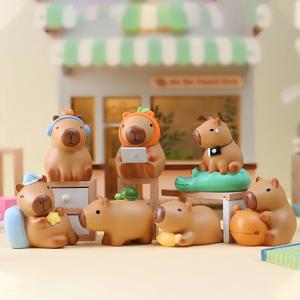Jual New Capybara Working Week Emotion Little Bean Capibala Capybara C ...