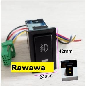 Jual Saklar Switch Foglamp Lampu mobil universal Push Pull LED plus kabel - Kota Makassar ...