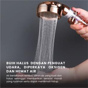 Jual Kepala Shower Head Air Kamar mandi Dorahomi Twin Turbo Genggam ...