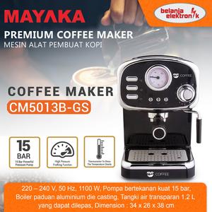 Promo MAYAKA Premium Coffee Maker CM 5013 B-GS Mesin Alat Pembuat Kopi ...