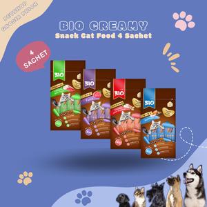 Jual BIO CREAMY Treats Makanan / Snack Kucing Isi 4 Pcs - Chicken w ...