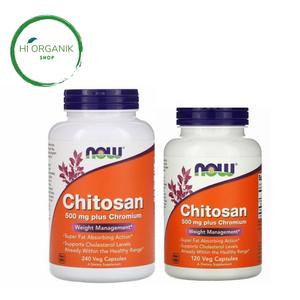Jual Now Foods Chitosan Plus Chromium 500 mg 120 Caps ; Chitosan Plus ...