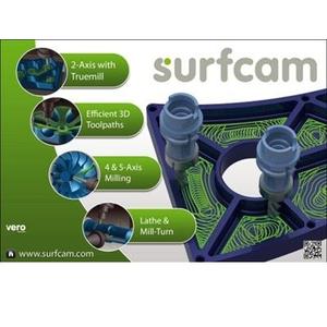 Jual Vero Surfcam 2015 R2 - Simulation & chart a course for CNC ...