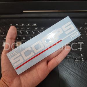 Jual stiker cutting decal helm motor honda scoopy logo the sc yorysu ...