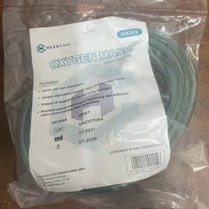 Jual Masker Oksigen Hexacare Dewasa dan anak/Oxygen Mask/Masker Oxygen ...