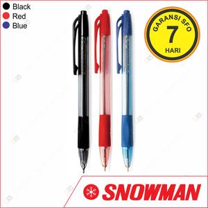 Jual Pen Snowman V5 0.7mm - SFO Semarang Official - Merah - Kota ...