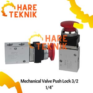 Jual MECHANICAL VALVE PUSH BUTTON WITH LOCK 3 LOBANG 3/2 DRAT 1/4" - Jakarta Barat - Hare Teknik ...