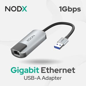Jual NODX LAN Gigabit Ethernet Adapter/Converter - 1000 Mbps - USB-C ...