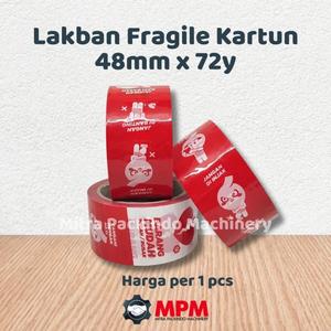 Jual Lakban Fragile Lucu Kartun Olshop Merah Putih / Fragile Mascot - F ...