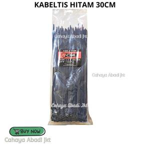 Jual Kabeltis / Kabel tis / Cable Ties Tebal Hitam 30cm - Jakarta Pusat ...