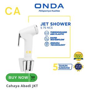 Jual JETSHOWER / JET SHOWER ONDA S75 NCS IVORY CREAM - Jakarta Pusat ...