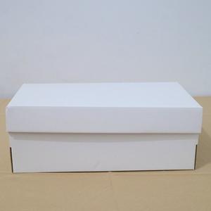 Jual Kardus Packaging Kotak Sepatu Putih Polos Box Eflute Sandal Ukuran ...
