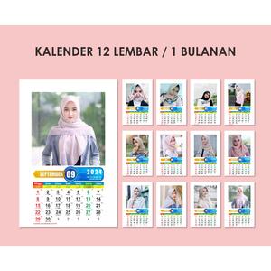 Jual KALENDER DINDING ISI 12 LEMBAR1 BULANAN KALENDER 2024 KALENDER ...