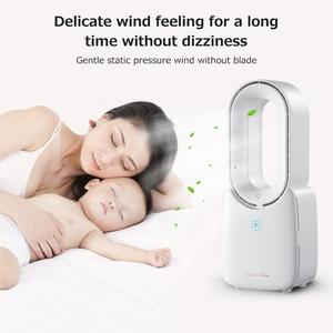 Jual Bladeless Desk Fan 11.8 Inch Fan, Bladeless Table Standing Fan ...