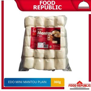 Jual Edo Mini Mantou Plain 360 gr / Mantau Edo Mini Plain isi 20 Pcs ...