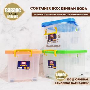 Jual [Instan Bandung] Shinpo Container Box Bening Beroda/ Kontainer ...