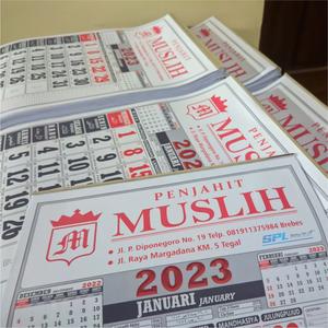 Jual KALENDER DINDING SABLON 2024 CUSTOM 12 LEMBAR CALENDER VERSI JAWA ...