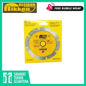 Jual NIKKEN RESIBON Diamond Wheel 4" Dry 112 Keramik Mata Potong Granit ...