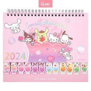 Jual Kalender meja sanrio 2024 Calendar memo 2024 aesthetic - Kota ...