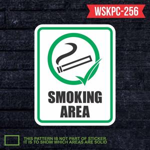 Jual Premium stiker rambu keselamatan smoking area safety sn k3 kerja ...